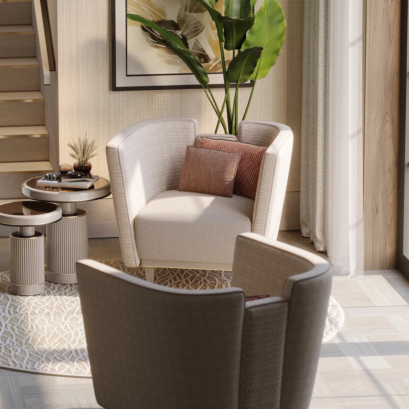 A QUIET CORNER LOBBY